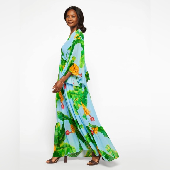 FARM Rio | Dresses | Nwt Farm Rio Fresh Bananas Maxi Dress | Poshmark